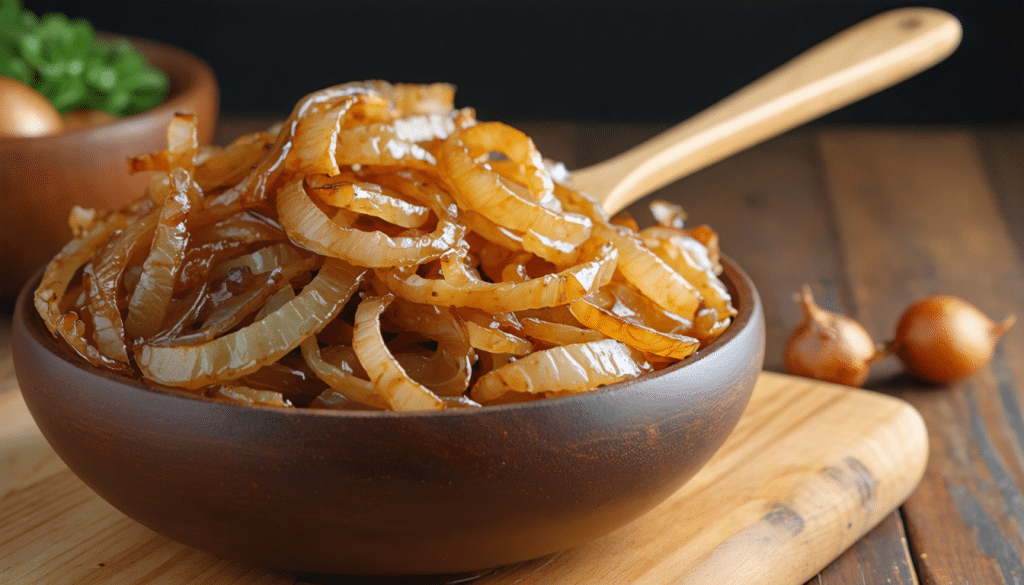 Oignons caramélisés dix fois plus vite : la méthode - Mandingart, Cuisine